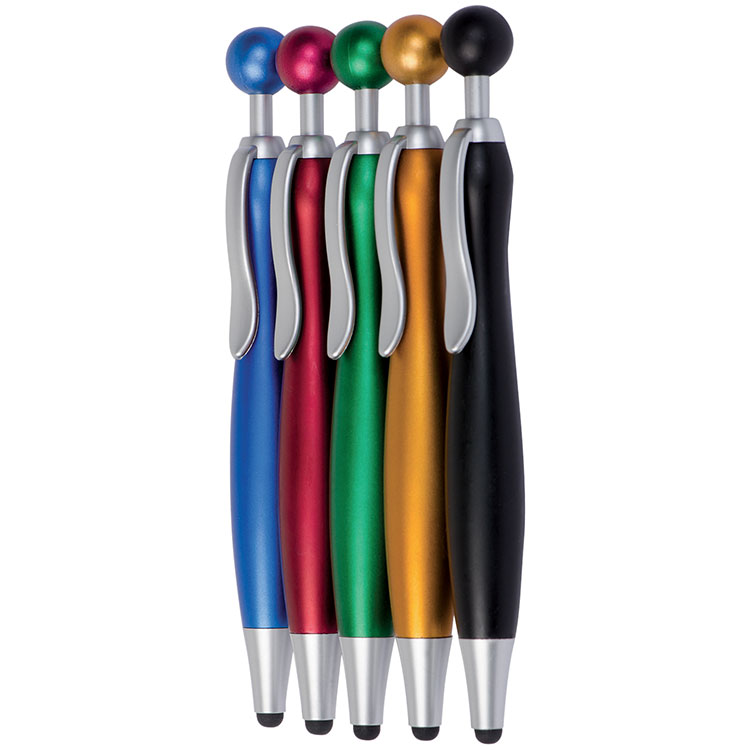 Stylo en plastique et stylet Guelph 1542