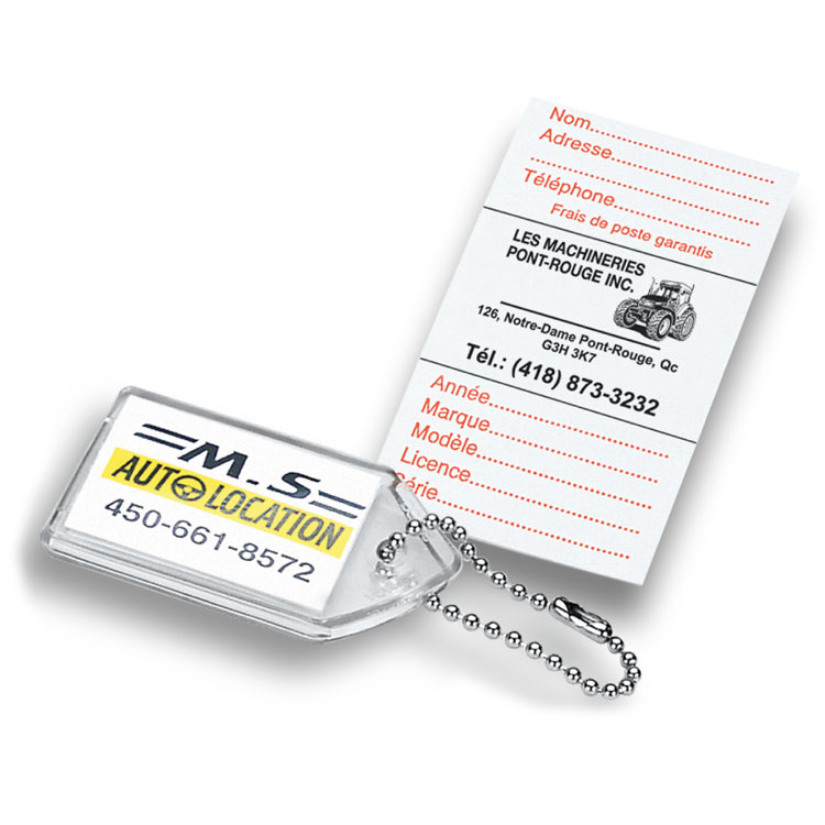 Porte cl s Identification Avec Carton 12184 Porte cl s Identification Avec Carton 12184