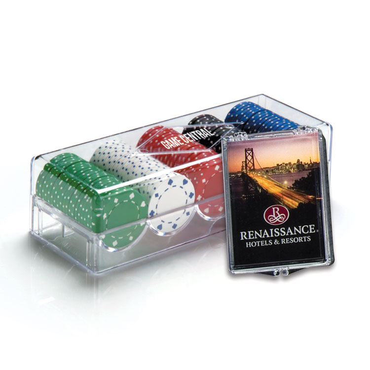 Poker Chip and Playing Card Gift Set GA-GIFT1