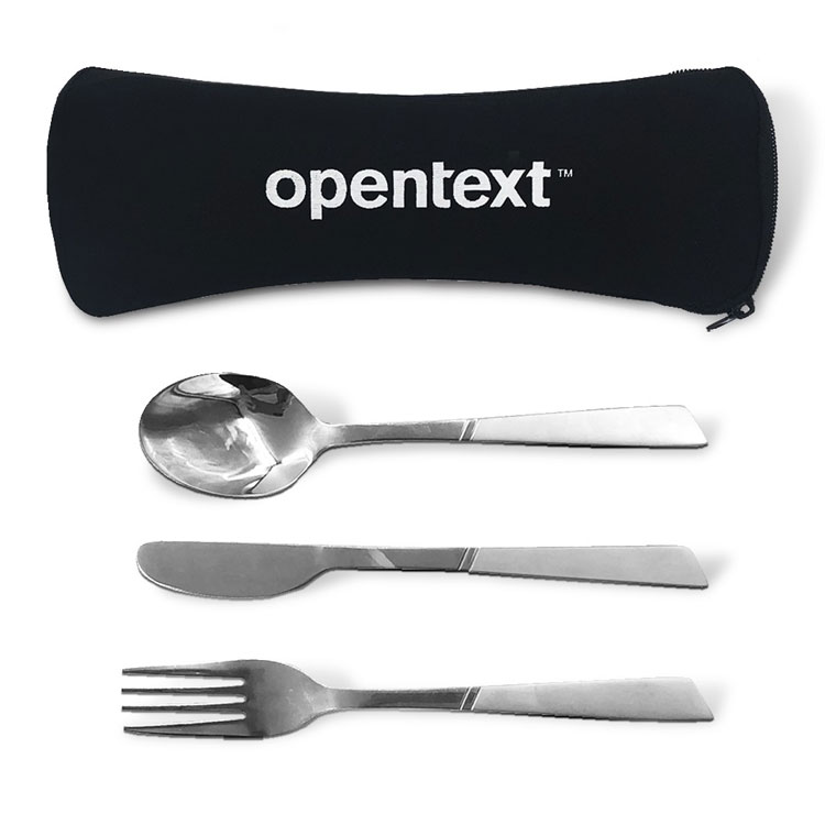 Stainless Steel Cutlery Set in Pouch KW814