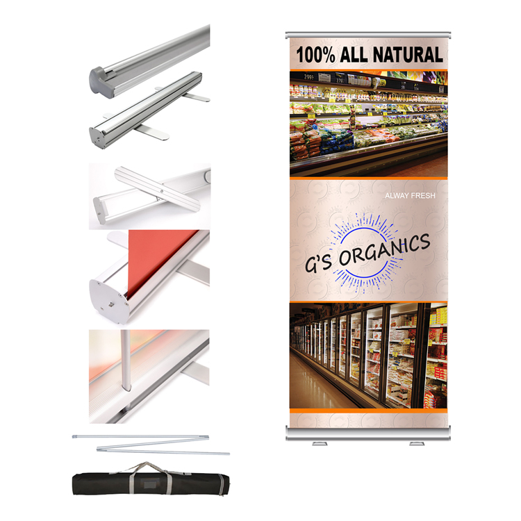 Premium Retractable Banner with Stand and Bag DP583