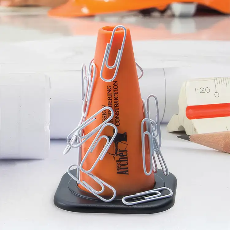 Magnetic Safety Cone Paper Clip Holder 302